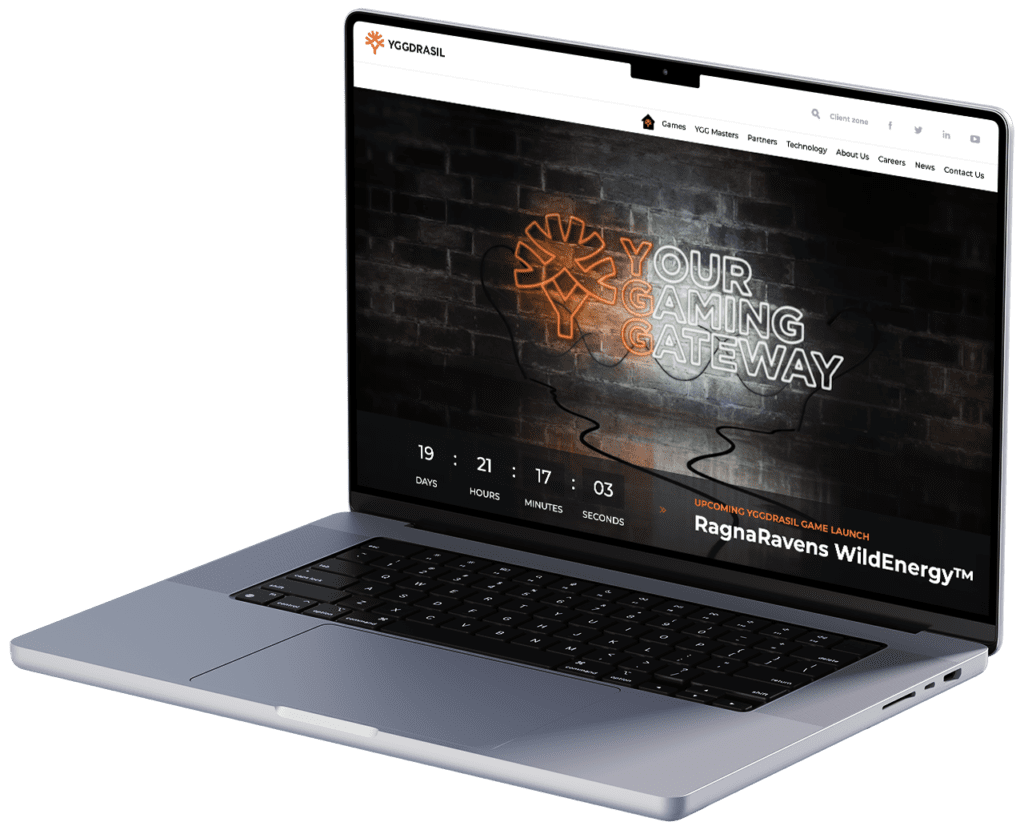Yggdrasil Gaming website - Smultron Web Development